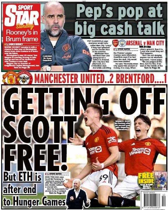 Sunday's back pages - BBC Sport