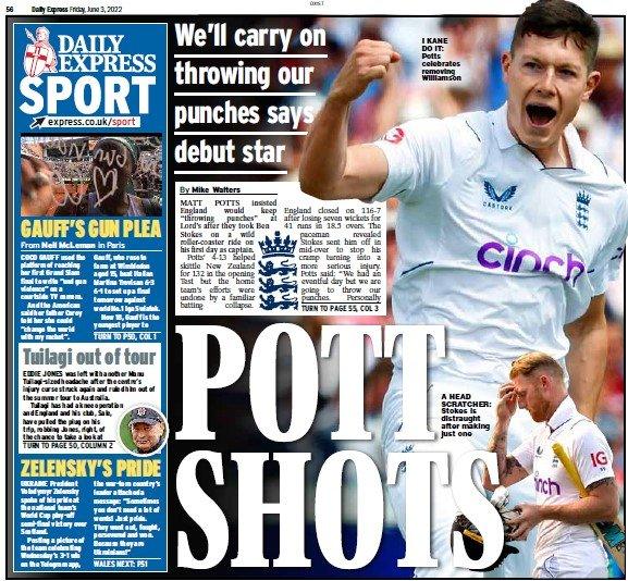 Friday's back pages - BBC Sport