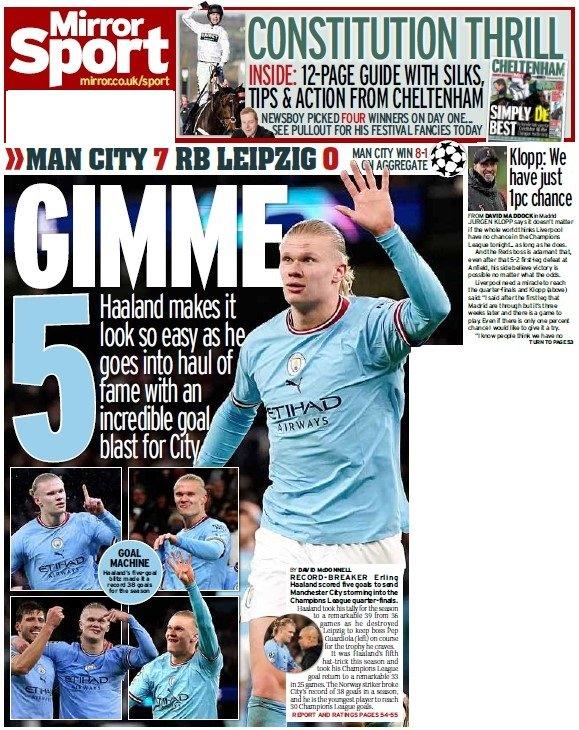 Wednesday's back pages - BBC Sport