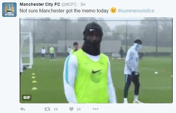 A soggy start to the summer leads to wet weather jokes online - BBC News