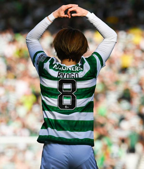 Kyogo 'excited' to defend treble and go again in Champions League - BBC ...