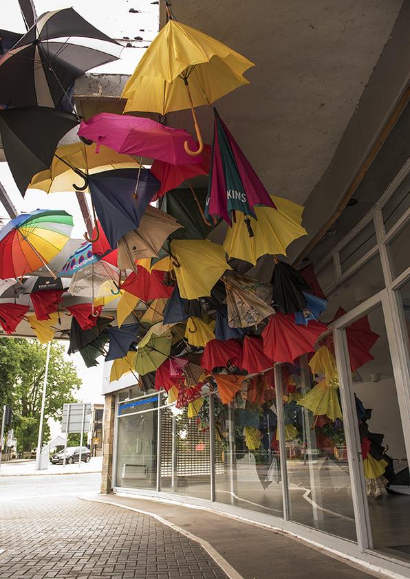 Lost and framed: Umbrellas used for National Galleries exhibition - BBC ...