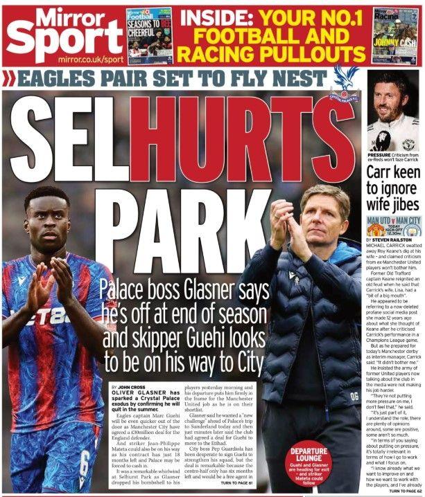 Football gossip: Glasner, Dro, Ward-Prowse, Larsen, Mateta, Pepi ...