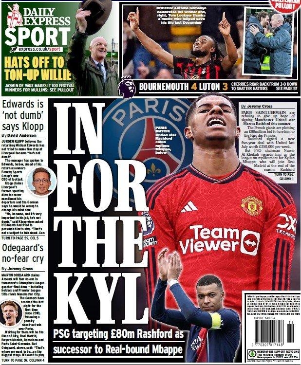 Thursday's back pages - BBC Sport