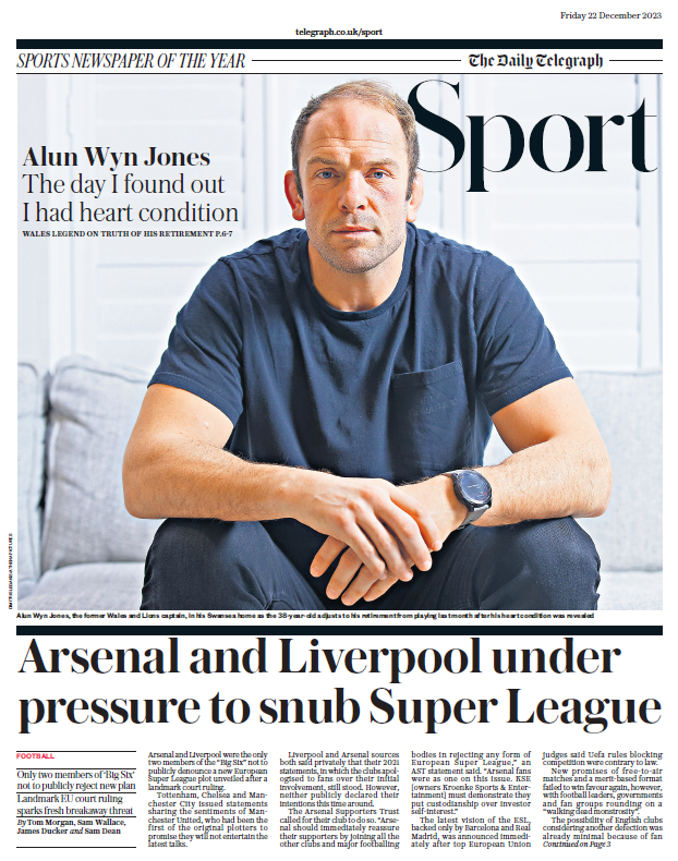 Friday's back pages - BBC Sport