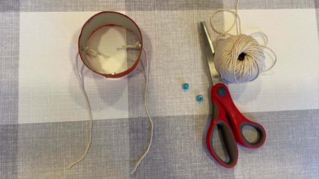 How to make an arts and crafts Chinese rattle drum at home for Chinese ...