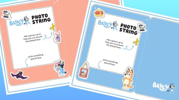 How to make a Bluey photo string | Check out more Bluey activites on ...