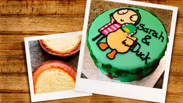 Sarah & Duck Cake - CBeebies