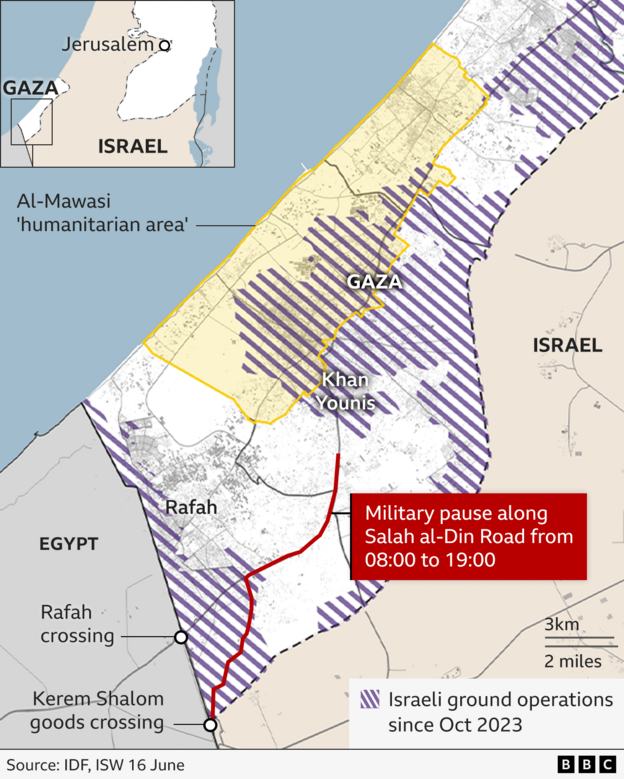 Military ‘pause’ on Gaza road inflames divisions in Israeli government ...
