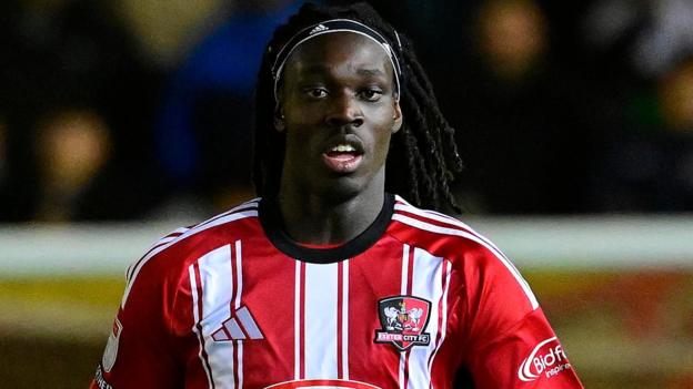 Johnly Yfeko: More injury woe for Exeter City defender - BBC Sport