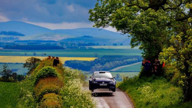 In pictures: Jim Clark Rally in the Borders - BBC News