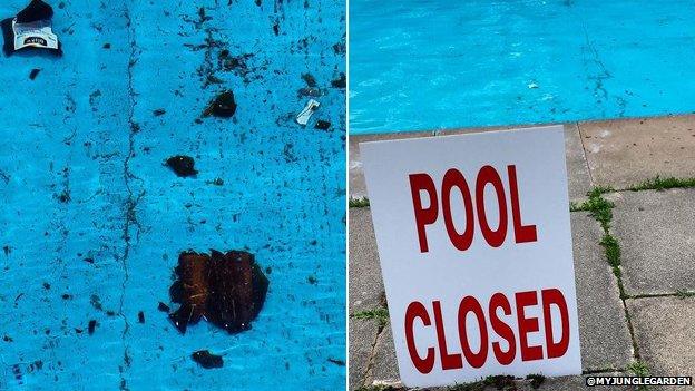 Cambridge teens 'wreck' Newnham paddling pool as exams end - BBC News