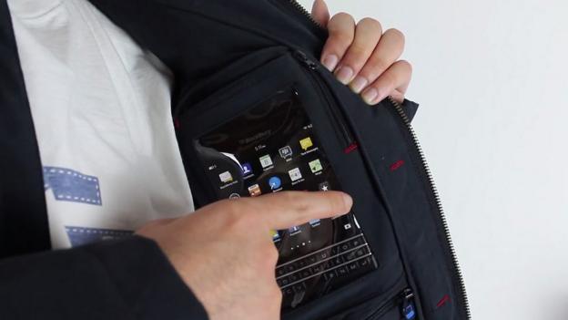 CES 2017: The jacket that lets you stash 42 gadgets - BBC News