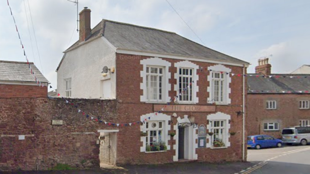 Quantock pub The Blue Ball dating back 400 years reopens - BBC News