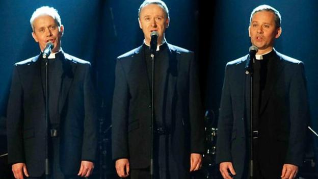 The Priests say 'a bittersweet farewell' to professional singing - BBC News