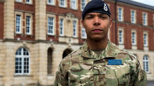 Army 'saved me from crime', says top Sandhurst cadet - BBC News