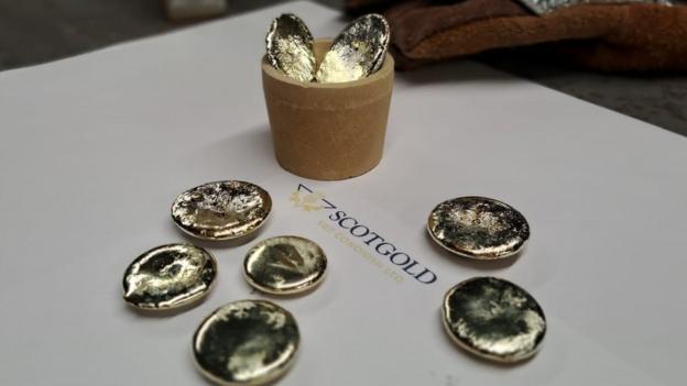 Extraction from Scotland's only gold mine ramped up - BBC News