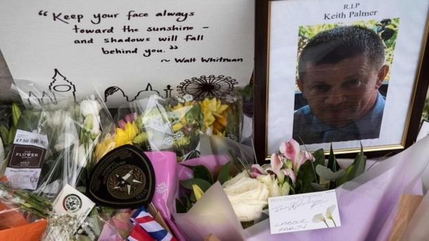 London attack: 'Final' photo of murdered PC Keith Palmer emerges - BBC News