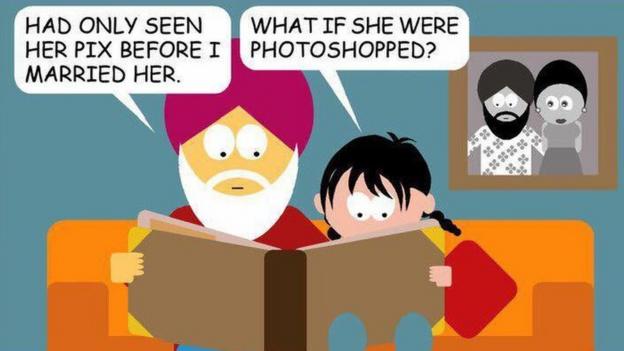 The Sikh who cracks turban jokes to fight stereotypes - BBC News