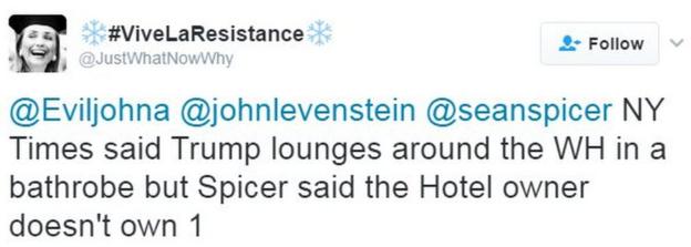 The president and the bathrobe - BBC News