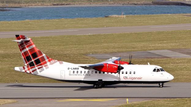 Loganair adds £1 to tickets for climate change projects - BBC News