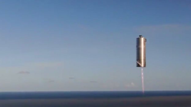 SpaceX: Musk's 'Mars ship' prototype aces 150m test flight - BBC News