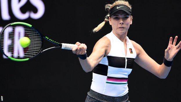 Katie Boulter: Briton wins first-round match at Mexican Open - BBC Sport