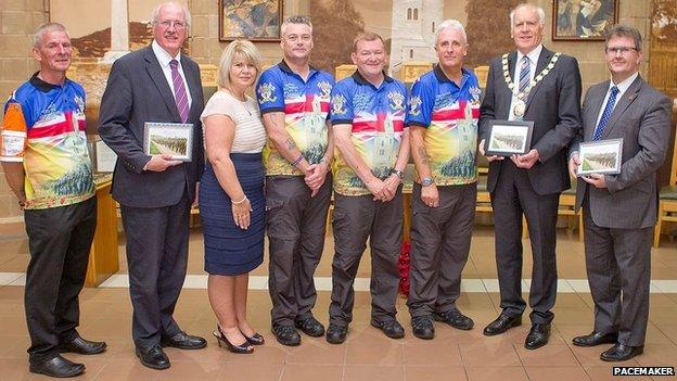 World War One: Newtownards men embark on 36th Ulster Division walk ...