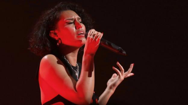 Raye: 'My drug use got pretty deep and really dangerous' - BBC News