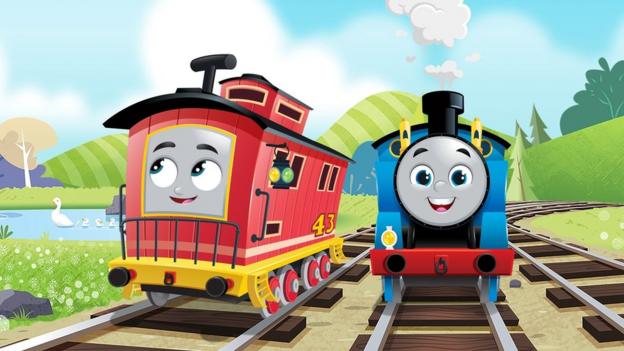 Thomas & Friends: Boy overjoyed to voice new autistic character - BBC News
