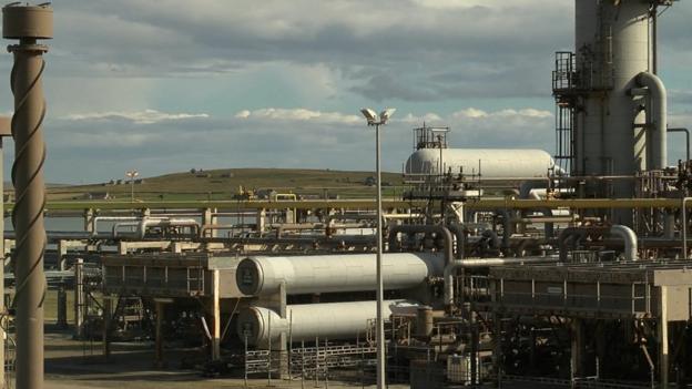 Flotta terminal looking to the future after 40 years - BBC News