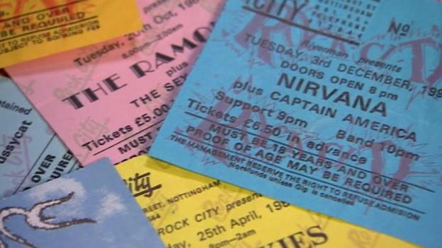 In pictures: 35 years of live music at Nottingham's Rock City - BBC News
