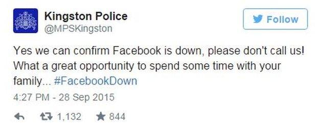 Facebook down for second time in a week - BBC News