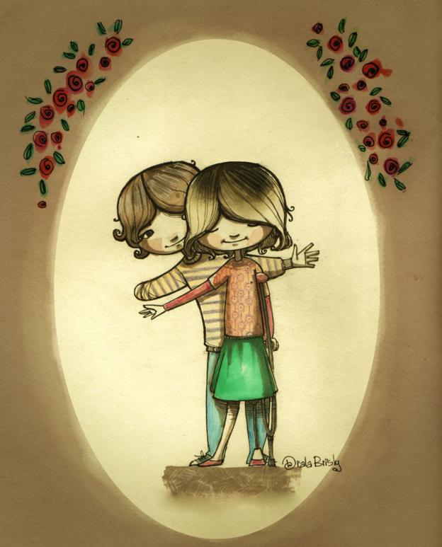 Diala Brisly: Paintings of hope for Syria's children - BBC News