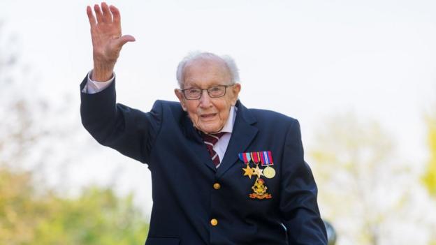 Capt Sir Tom Moore: How the retired Army officer became a nation's hero ...
