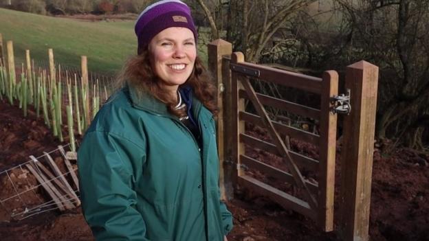Former Hereford dairy farm restored as nature reserve - BBC News