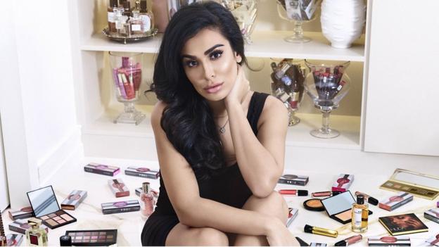 The millionaire make-up mogul behind Huda Beauty - BBC News