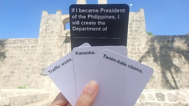 Cards Against Corruption: A game about the Philippines - BBC News