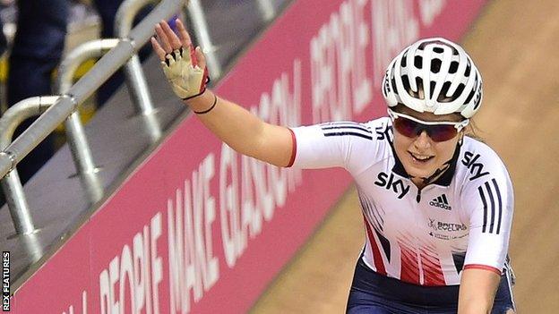 Manon Lloyd Welsh Cyclist Motivated By Team Gb Olympic Success Bbc Sport