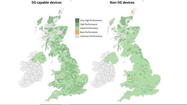 Ofcom report shows growing 5G coverage - BBC News