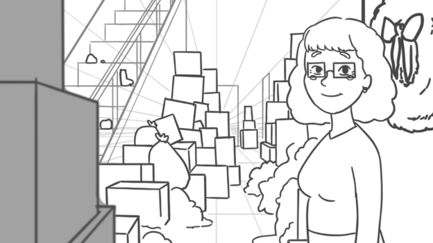 Artist's animation aims to help people with hoarding disorder - BBC News