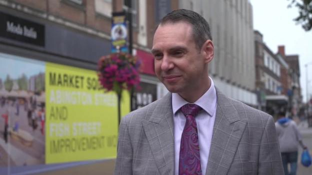 Northampton town centre 'ahead of the curve', says council - BBC News