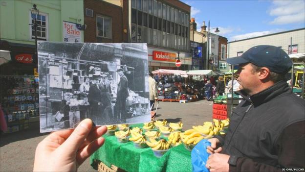 In pictures: High Streets then and now - BBC News