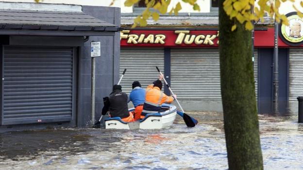 NI weather: Newry businesses 'devastated' by flood ahead of Storm ...