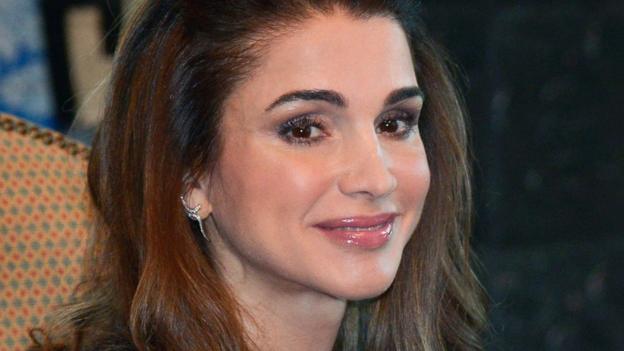 Queen Rania responds to Charlie Hebdo's Alan Kurdi cartoon - BBC News