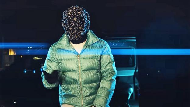 Dide: Who is the masked Premier League rapper? - BBC News