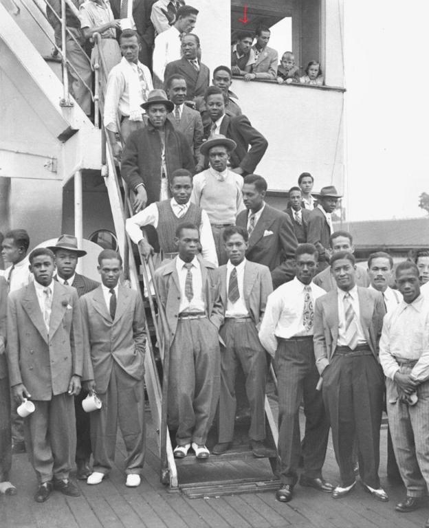 Windrush 70: The serviceman reunited with his future bride - BBC News