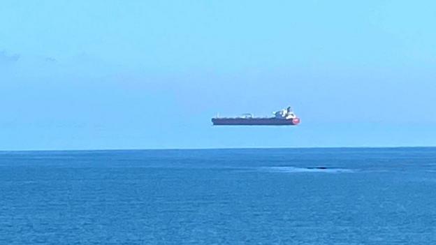 Optical illusion: Check out this floating ship! - BBC Newsround