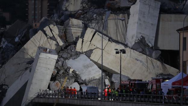 Italy bridge collapse: What we know so far - BBC News