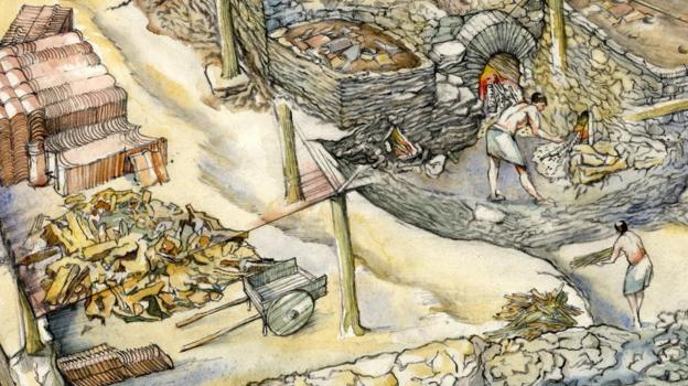 How the Romans brought 'mega industries' to Britain - BBC News